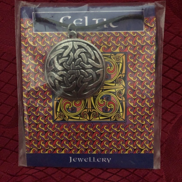 Westair Reproductions | Jewelry | Celtic Pewter Circle On A Waxed Cord ...